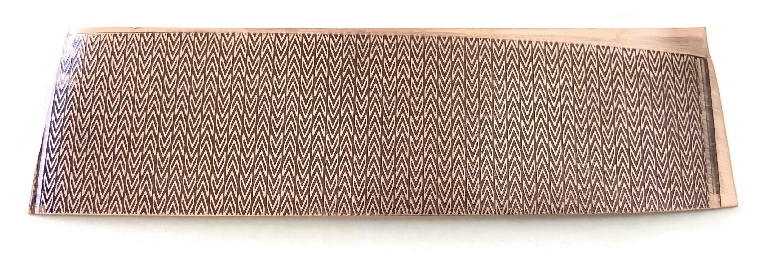 Potter USA - Fine Tools. Pattern Plate RMP323 Chevron Wallpaper