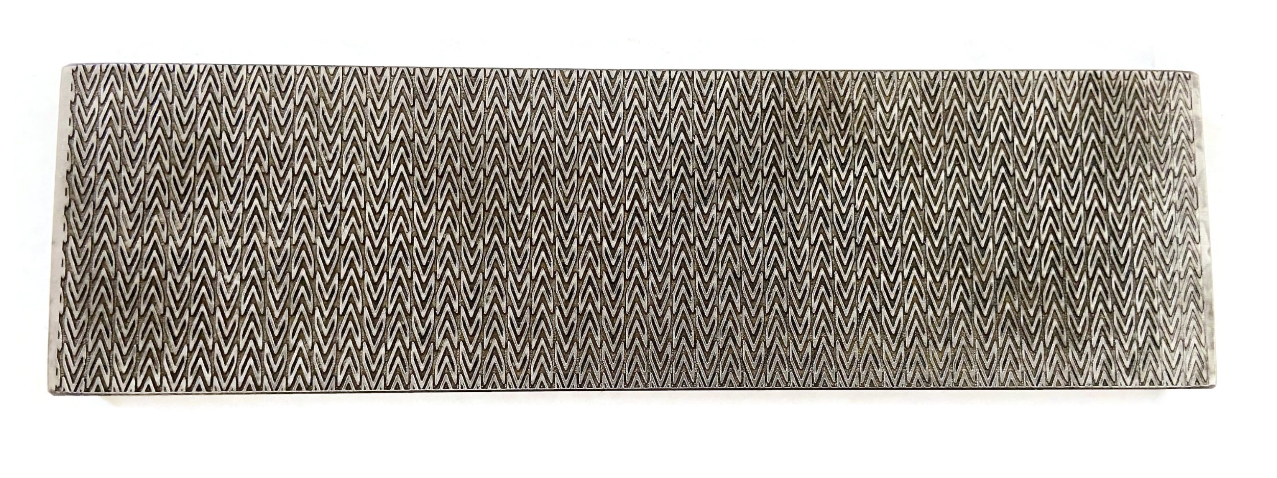 Potter USA - Fine Tools. Pattern Plate RMP323 Chevron Wallpaper